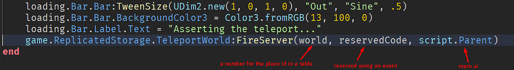 Argument 2 missing or nil (TeleporterService) - Scripting Support - Developer Forum | Roblox