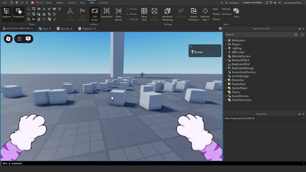 Parts snap back to original position after moving - Scripting Support ...