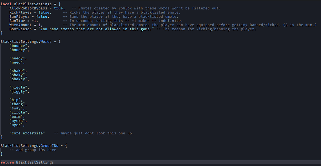 Suggestive Emotes Begone! V1.1 - Community Resources - Developer Forum ...