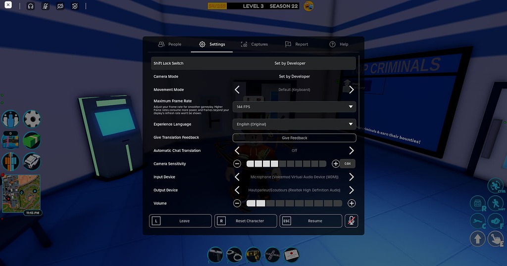 "Set by Developer" on Shift Lock Switch in not centered - Engine Bugs ...