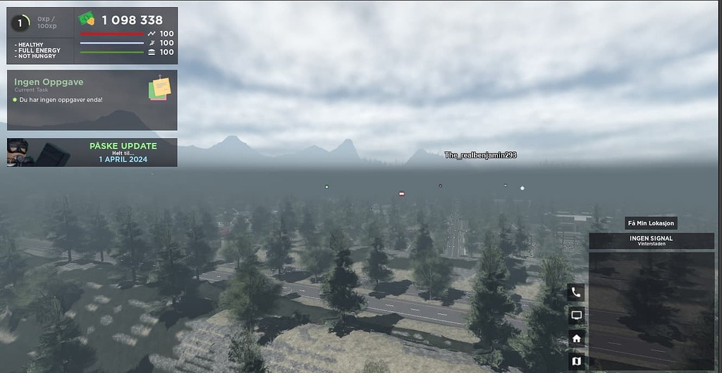 When playing the game, UI is too big. The UI is scaled in "Scale" and ...