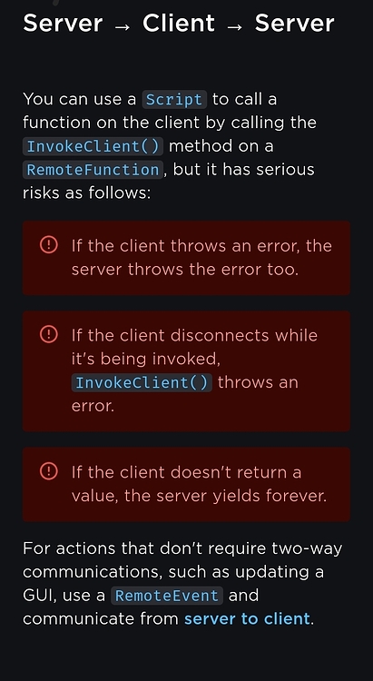 Server -> client -> server communication - Scripting Support ...