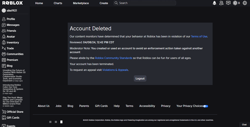 Account unfairly terminated.... twice - Platform Usage Support ...