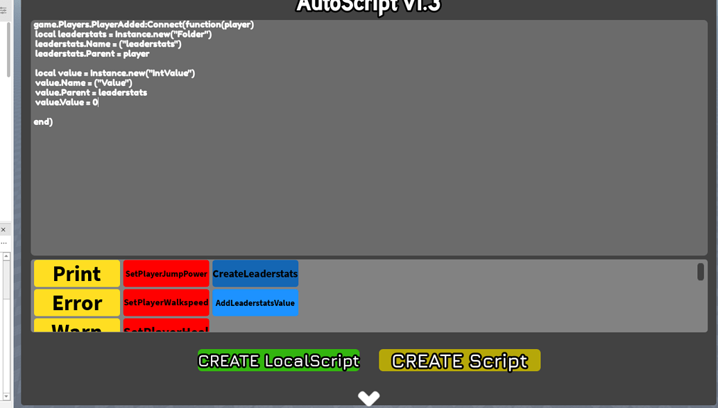 AutoScript (PLUGIN Make Scripts Faster And Eazy) v1.4 - Creations ... AutoScript (PLUGIN Make Scripts Faster And Eazy) v1.4 - Creations ...