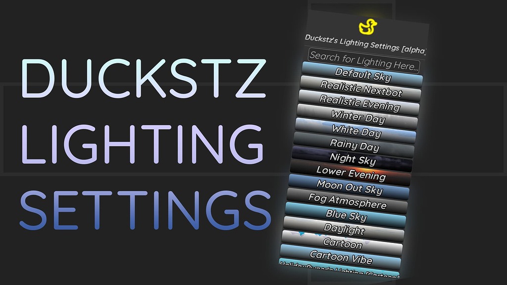Duckstz Lighting Plugin: Elevate your scenes with a dynamic lighting scheme - Community ...