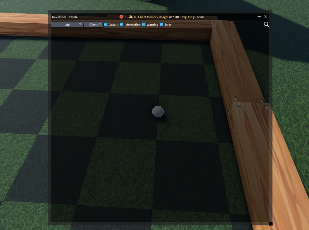 Golf Game works in Studio but not in actual Roblox Game? - Scripting Support - Developer Forum ...