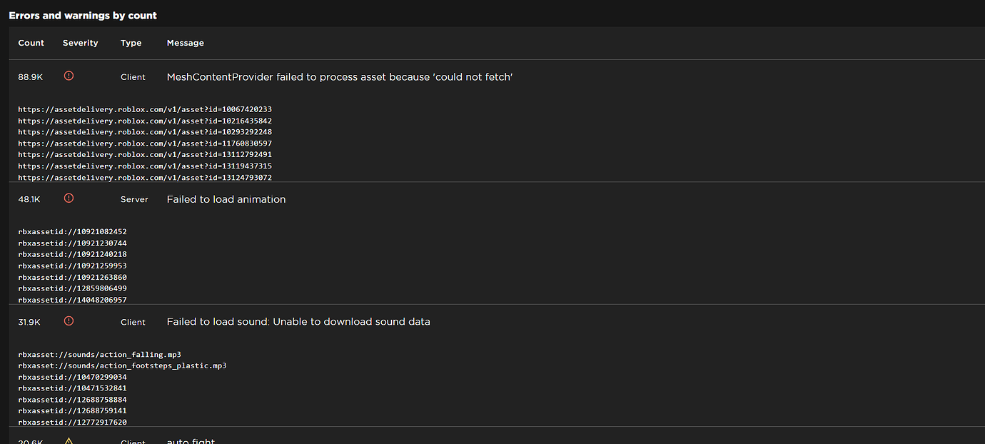 High PC Crash Rate & Error Reports! Help! - Scripting Support - Developer Forum | Roblox