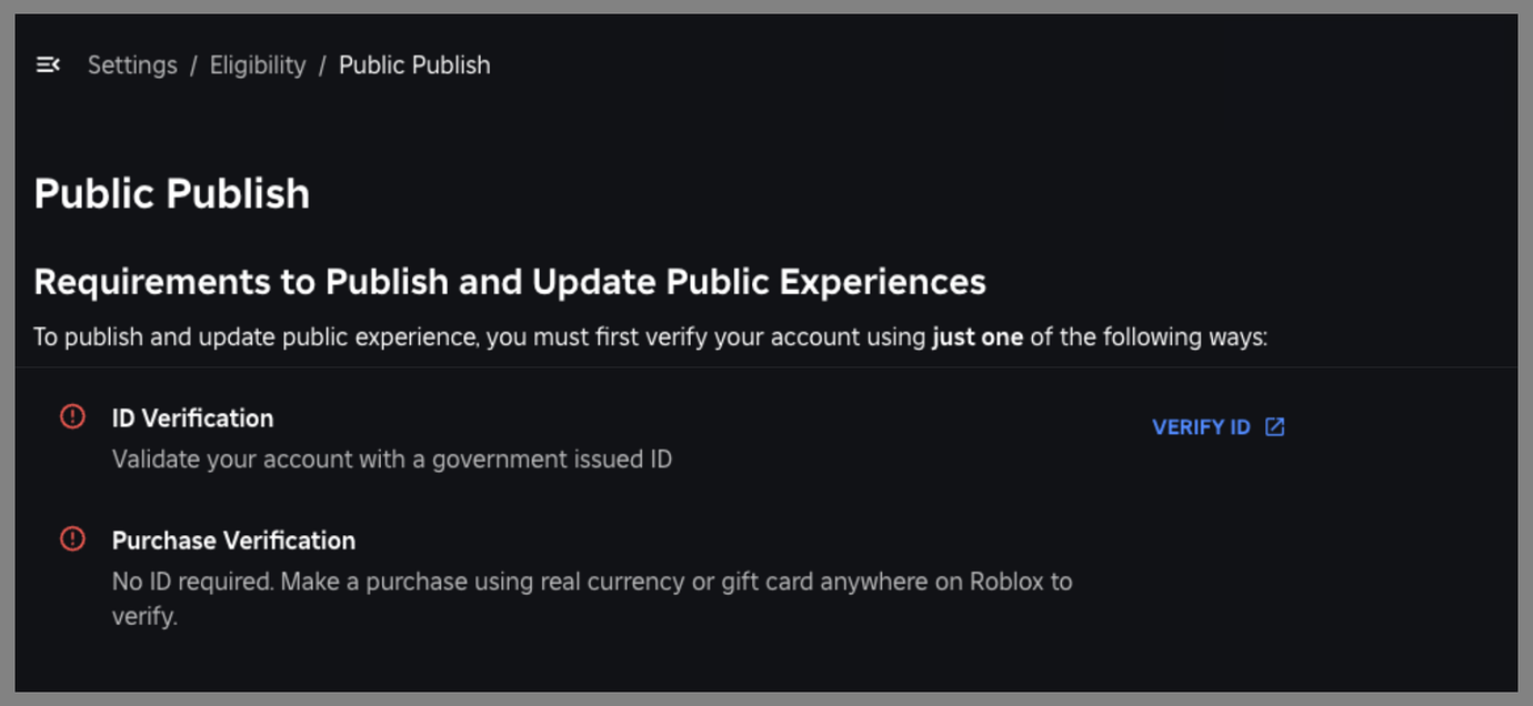 New Requirements to Publish and Update Public Experiences ...