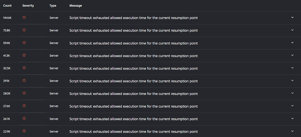 "Script timeout: exhausted" on almost all my scripts - Scripting Support - Developer Forum | Roblox