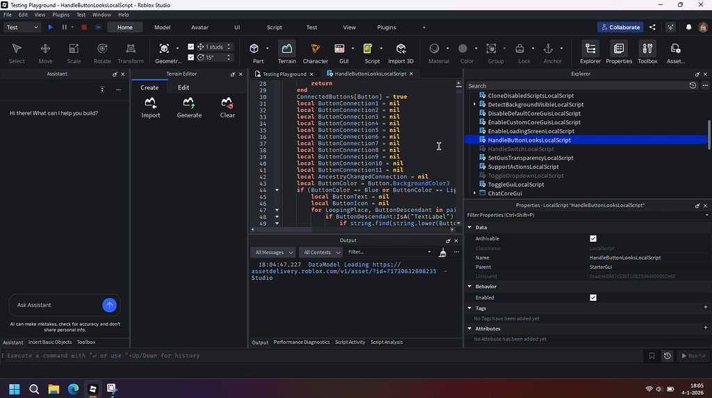 Studio crashes when typing ":" in big script (still not fixed) - Studio ...
