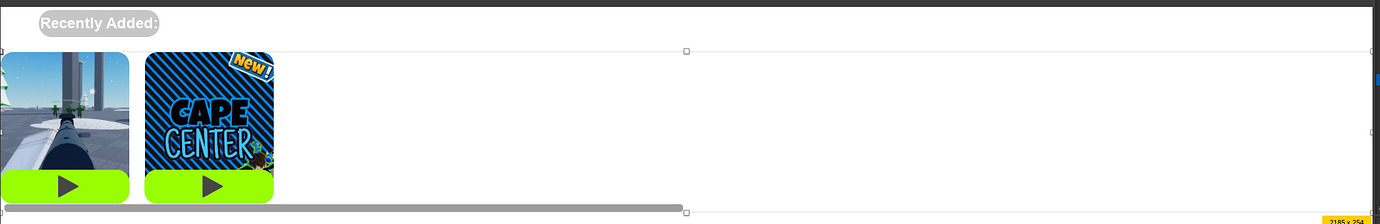 Scrolling frame fit perfectly based on how many frames are in it using UIListLayout - Art Design ...