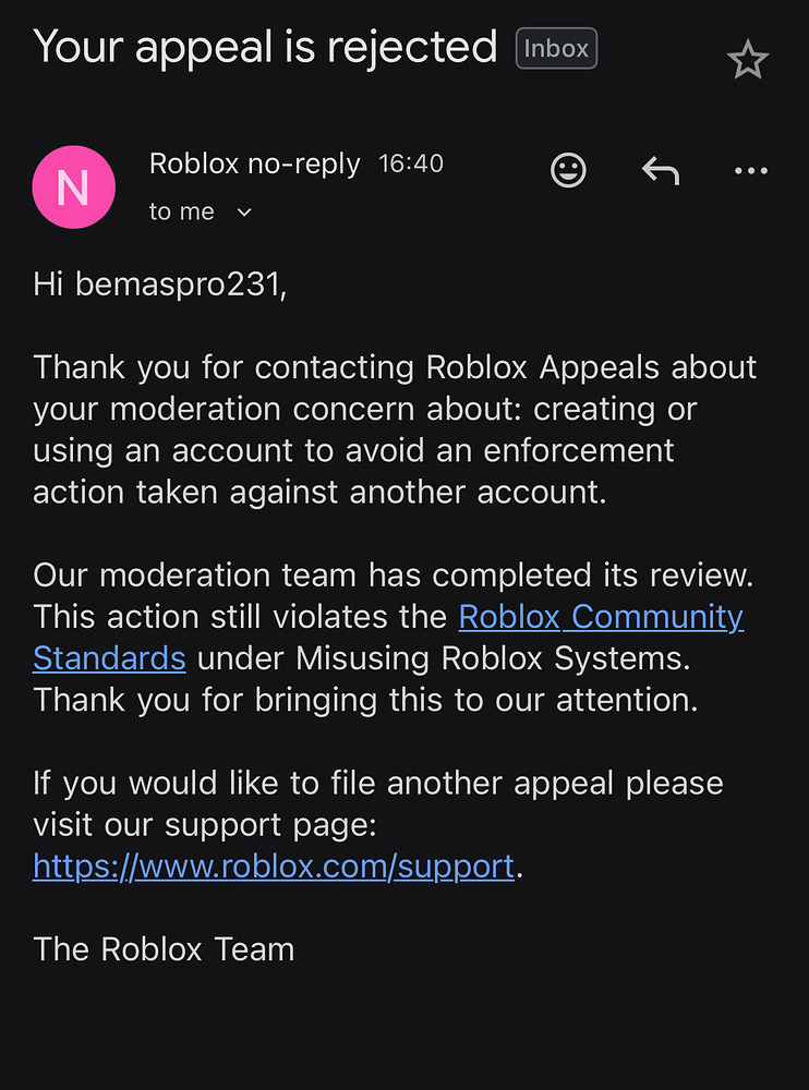 [URGENT] False ban - creating or using an account to avoid an ...