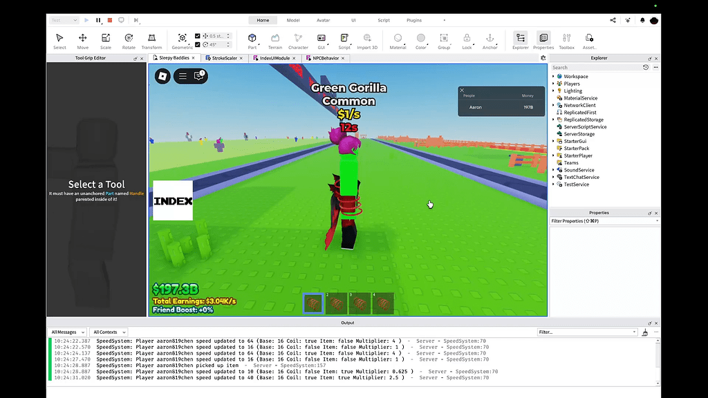 Can't move while in the air when a character is welded to the player's character - Scripting ...