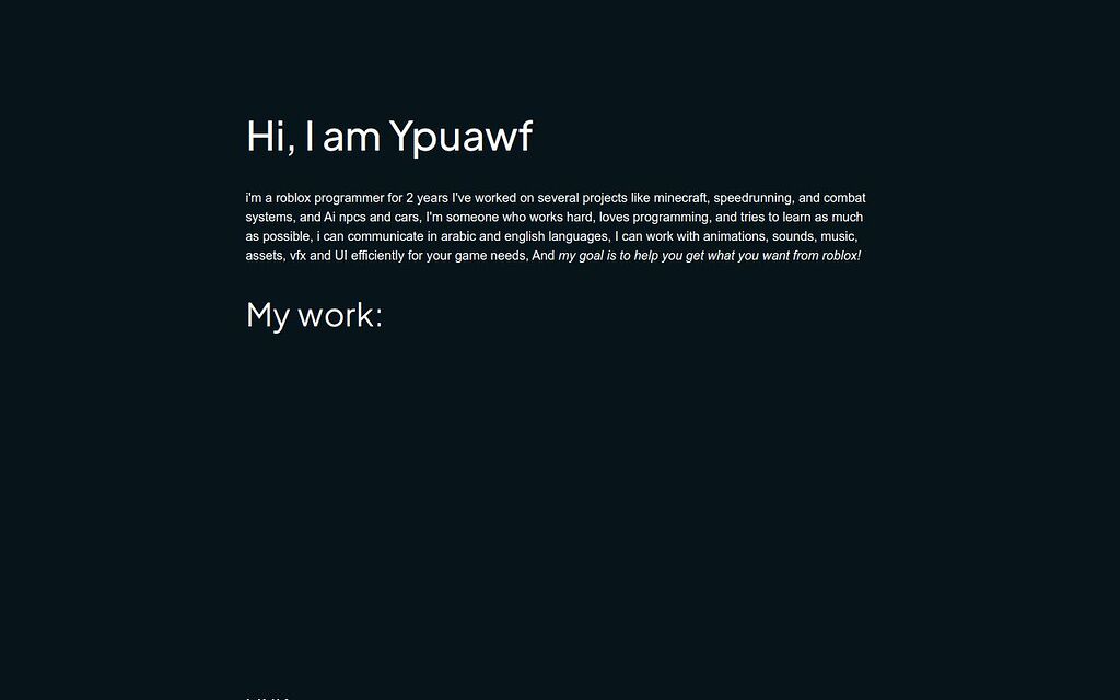 Ypuawf - Pro Scripter(OPEN FOR WORK) - Portfolios - Developer Forum ...