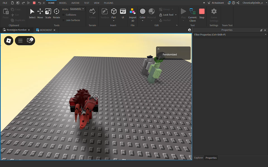 Respective dash animations barely play when dashing in any direction for the first time ...