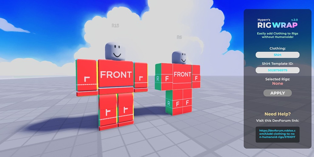 RigWrap - Add Clothing to Non Humanoid Rigs [PLUGIN] - Community ...