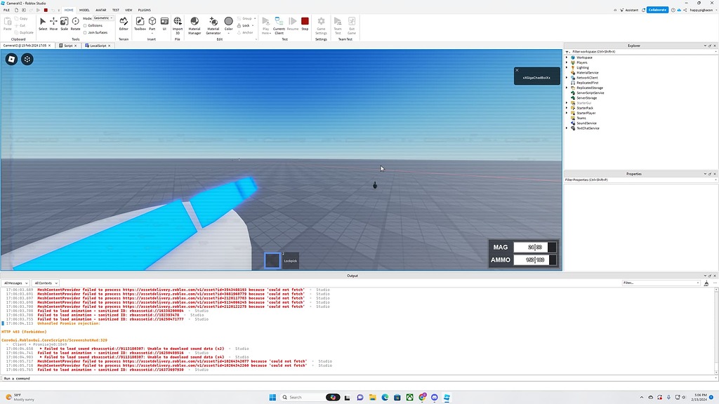 Meshes, audios, and all imported items not loading in studio (BUG) - Game Design Support ...