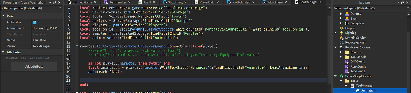 How to play animations in server script? - Scripting Support ...