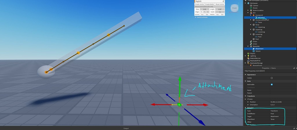 Inverse Kinematics | Issue with Custom rig - Art Design Support - Developer Forum | Roblox