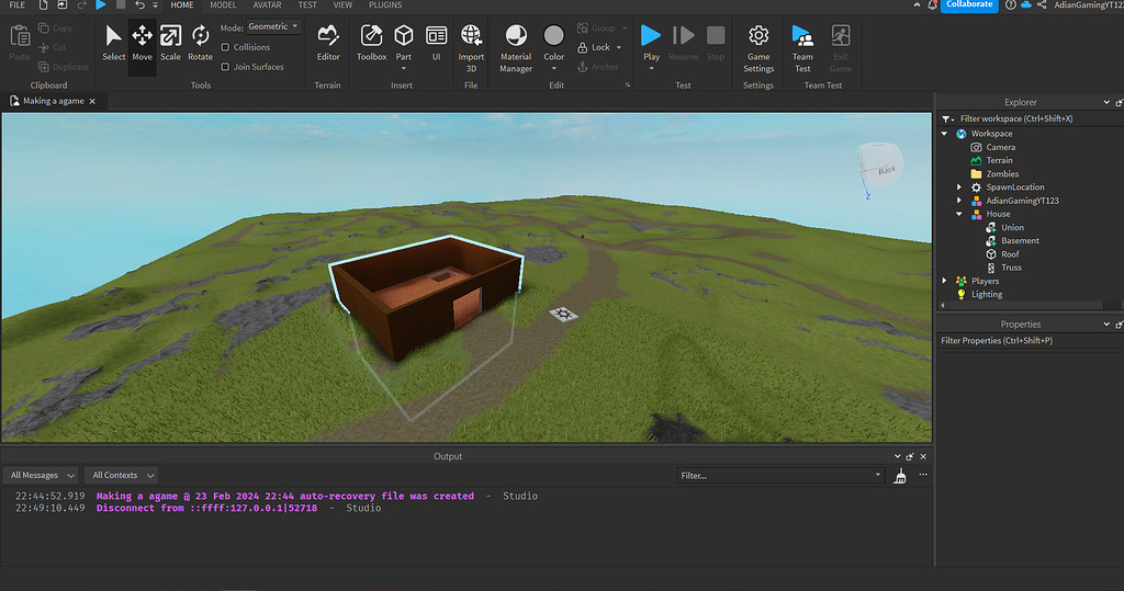 I'm floating on an invisible block - Building Support - Developer Forum ...