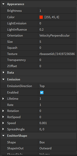 Need Help With Vfx Particle Emitter Art Design Support Developer Forum Roblox