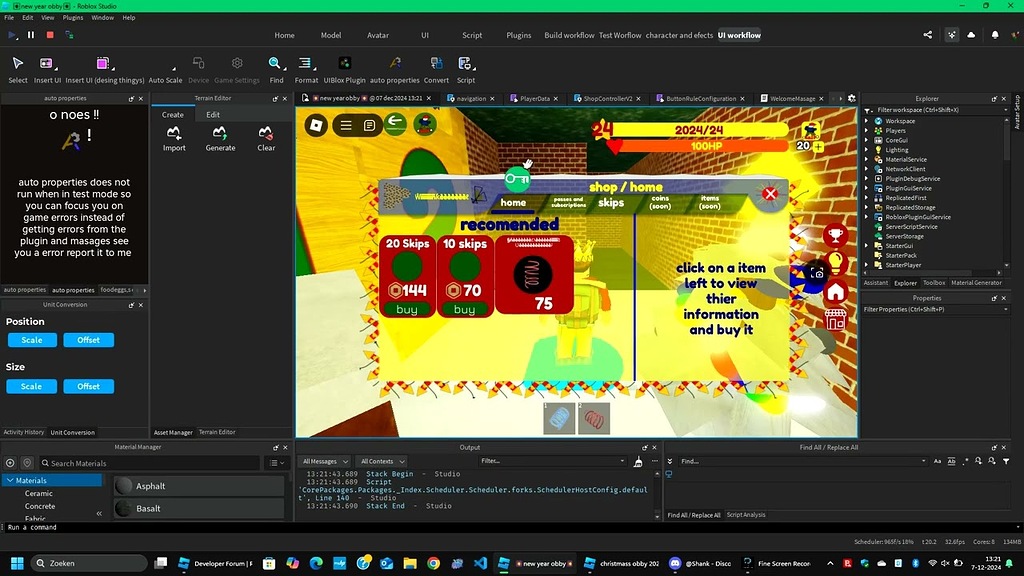 Game passes or dev products doesnt show promt instead trow a roact ...