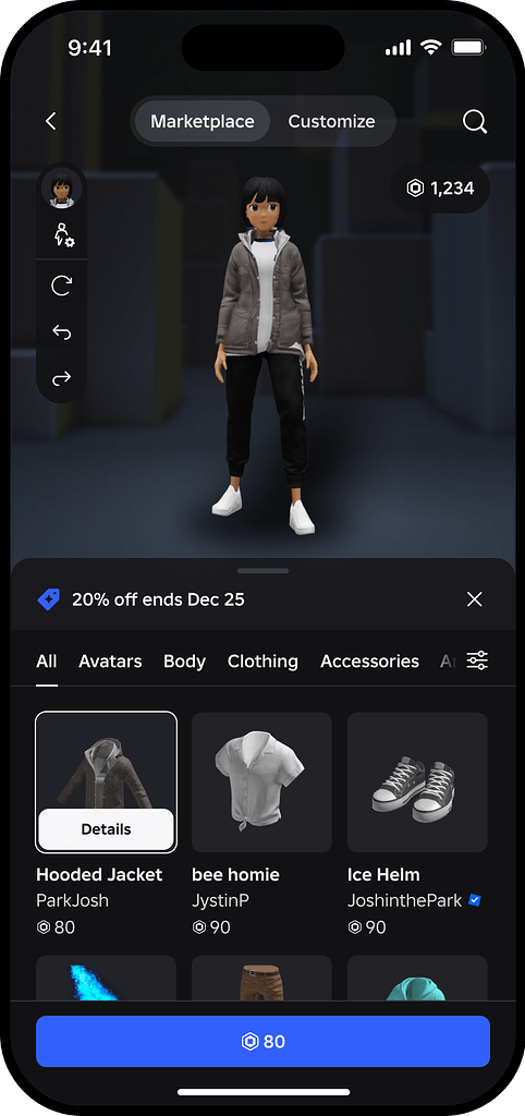 [Test] Introducing Offers: Roblox-Funded Promotions on Avatar Items ...