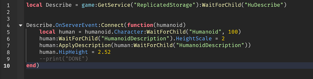 How can I change the height of a humanoid? - Scripting Support ...