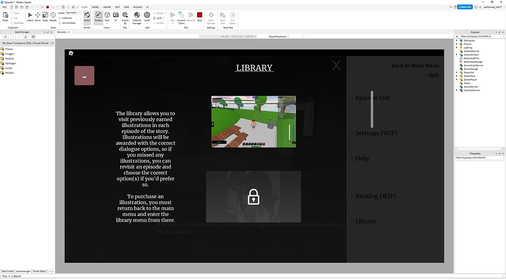 Roblox Visual Novel Concept - Early Access Studio & Other Screenshots ...