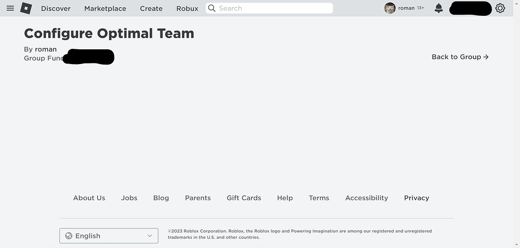 'Configure Group' Page No Longer Loads - Roblox Application and Website Bugs - Developer Forum ...