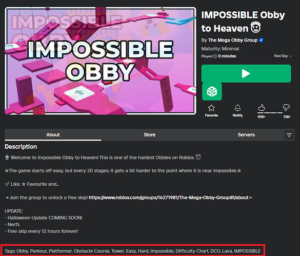 Why do devs include many words and phrases in their game description ...