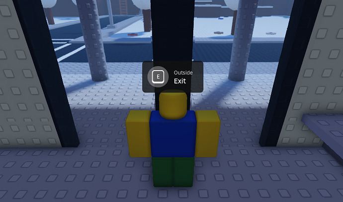 How do i stop this proximity point from showing through glass? - Scripting Support - Developer ...