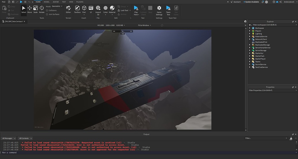 Assets, image IDs, avatars, etc not loading on specific group game + Extremely high memory usage ...