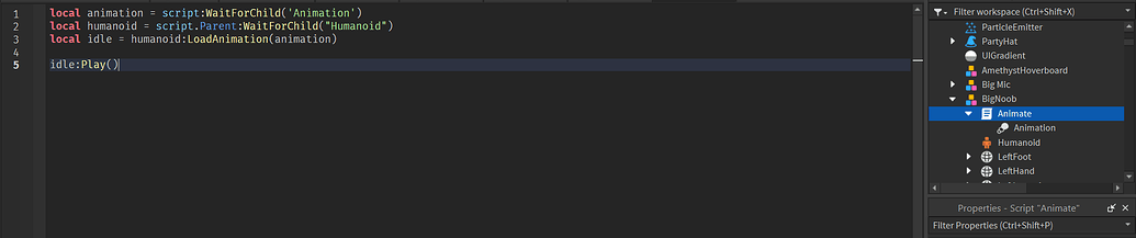 Idle Anim from replicatedstorage not going on npc - Scripting Support - Developer Forum | Roblox