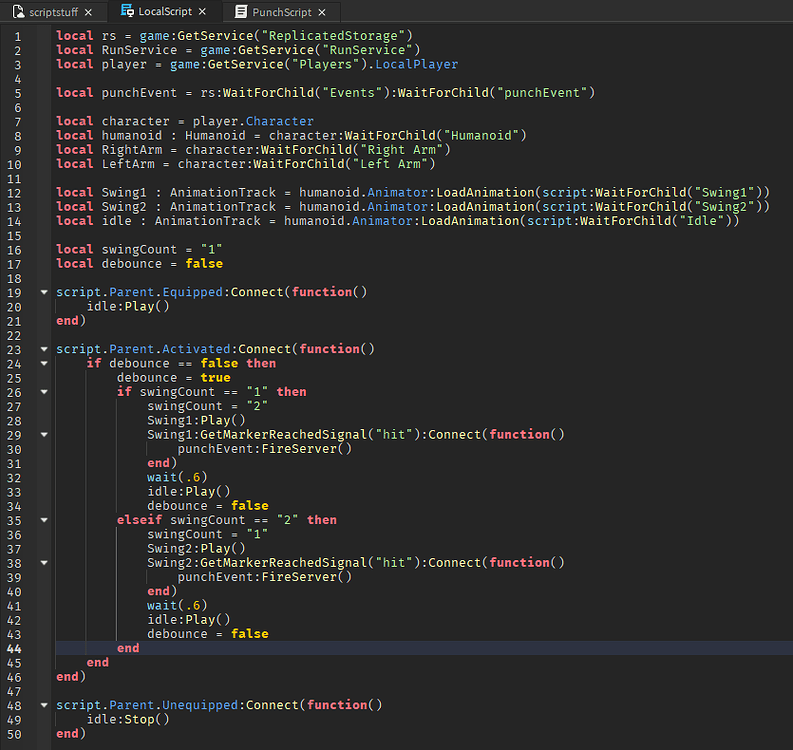 More hitboxes spawn every time the player attacks - Scripting Support - Developer Forum | Roblox