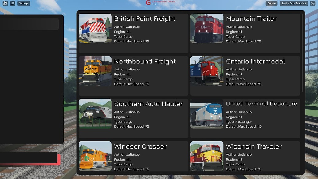 Generation Trains Guide - Bulletin Board - Developer Forum | Roblox