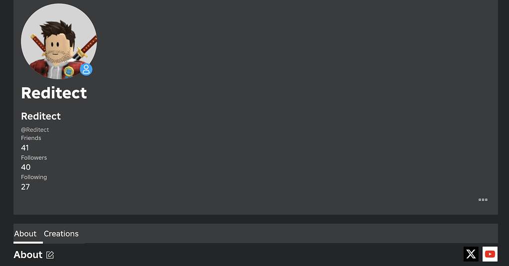 Broken sizing and positioning of Profile Page UI - Roblox Application ...
