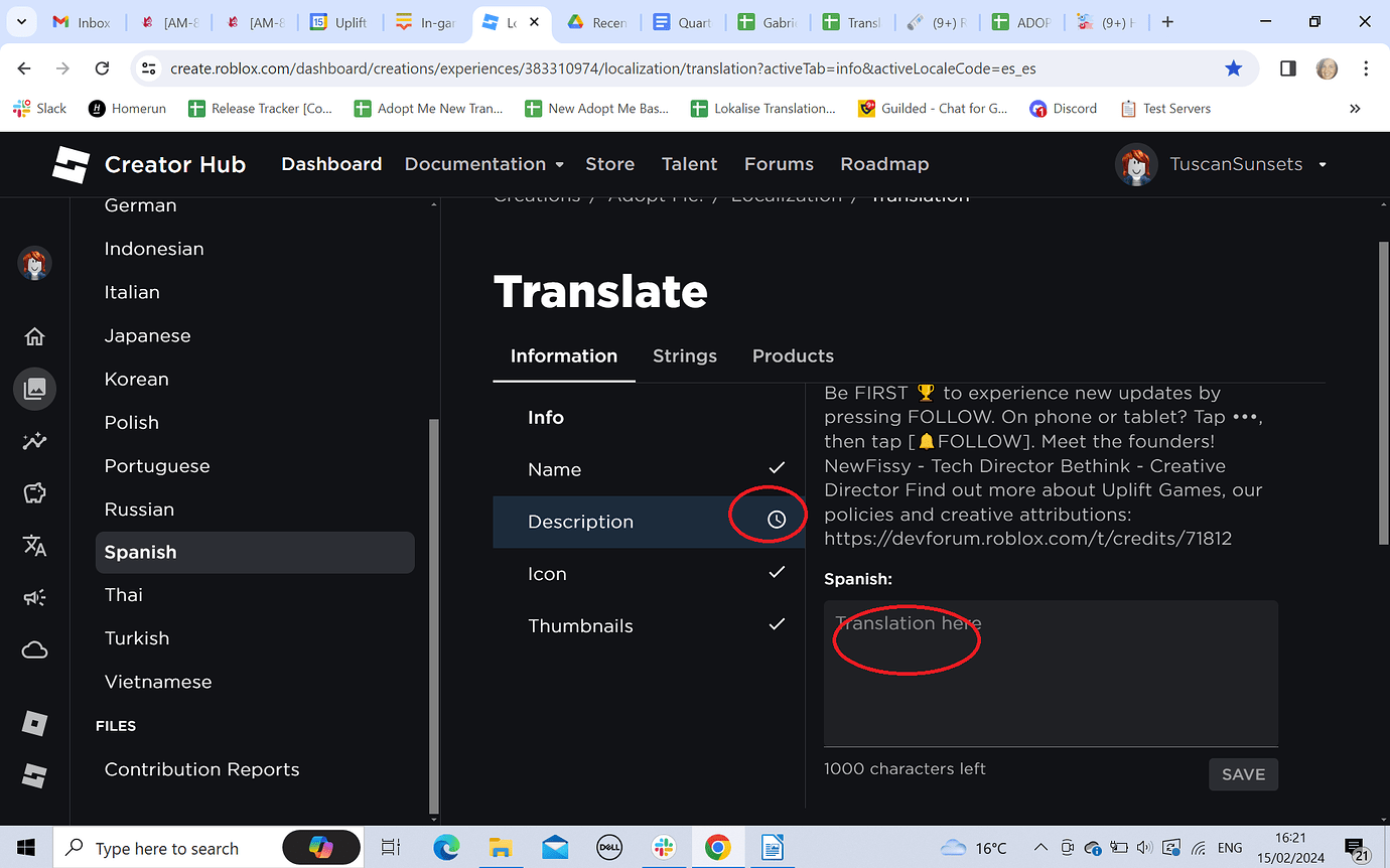Localization Game Description Not Working Properly - Creator Hub (create.roblox.com) Bugs ...