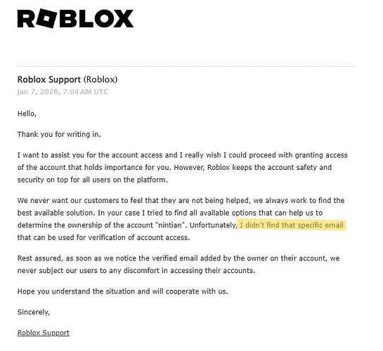 Please Escalate - Account recovery verification appears to show No ...