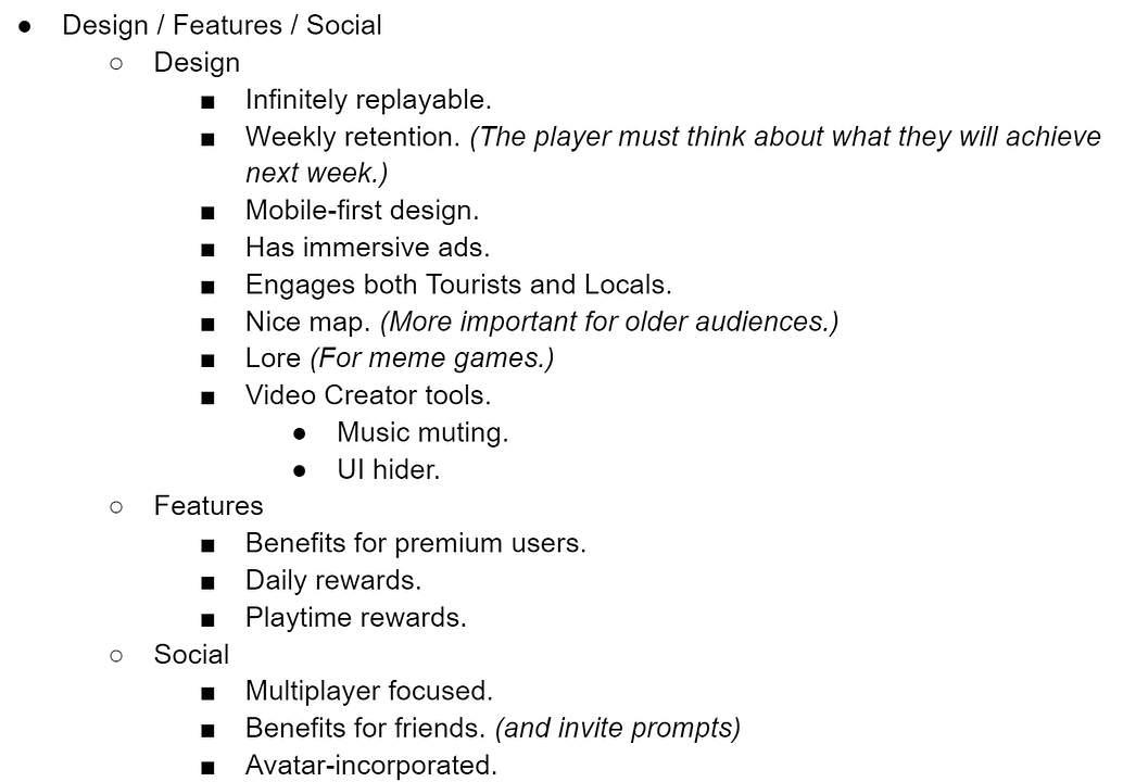 THE BEST Game-Planning Template! - Community Resources - Developer ...
