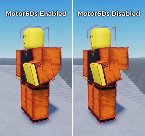 Any way to keep skinning in skinned meshes without Motor6Ds ...