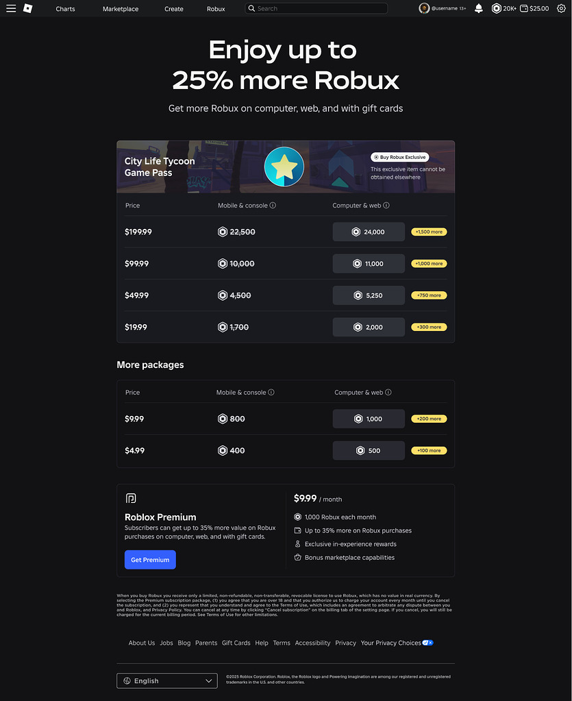 Opt-in Your Pass(es) for the Buy Robux page - Page 8 - Announcements ...