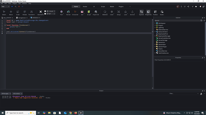 Function not being picked up - Scripting Support - Developer Forum | Roblox