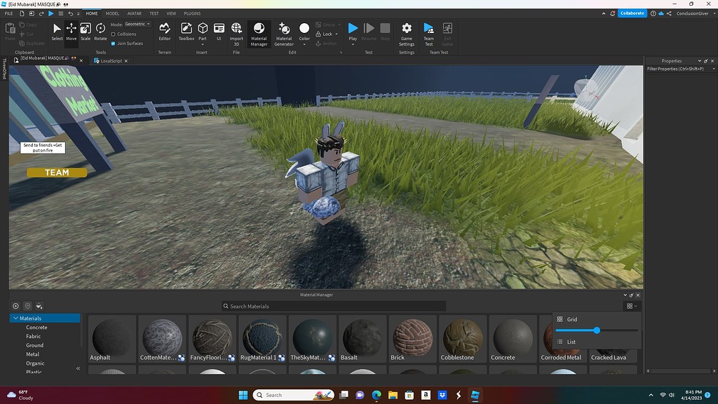 Tool not rotating. Tool spawning in incorrectly - Building Support ...