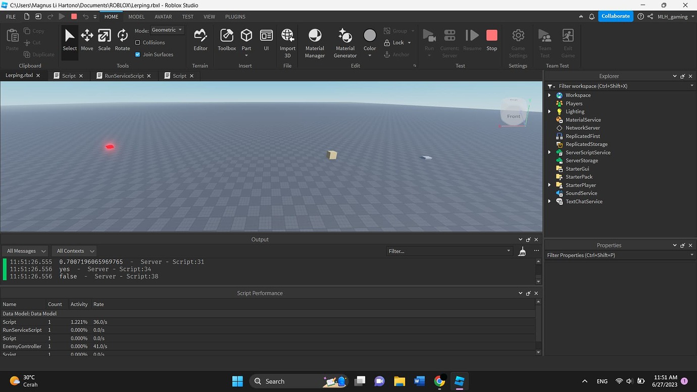 RunService and Lerp problem - Page 4 - Scripting Support - Developer Forum | Roblox