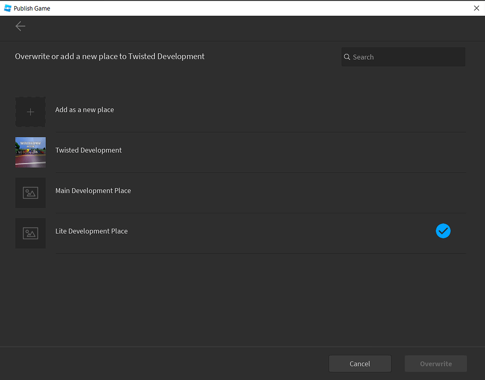 "Publish to ROBLOX as..." does nothing - Platform Usage Support ...