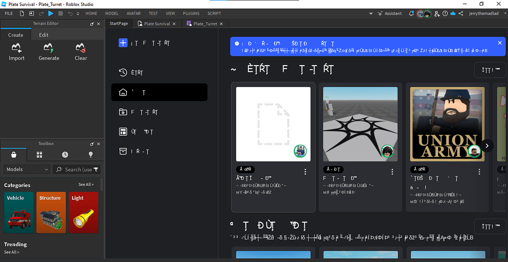 For some reason the Startpage is in a language I did not set it to ...