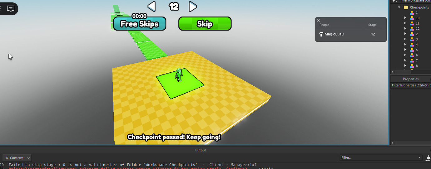 How can i fix the client optimisation breaking issue for obby? - Scripting Support - Developer ...