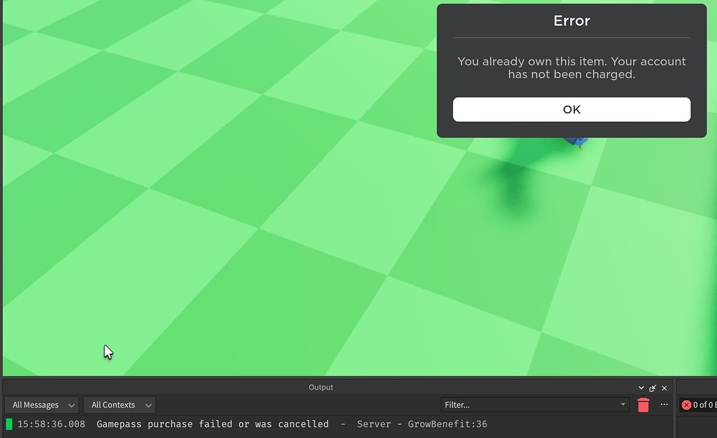 Help with my gamepass which changes the player's size - Scripting Support - Developer Forum | Roblox