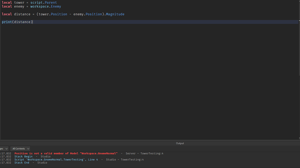Script doesnt work - Scripting Support - Developer Forum | Roblox